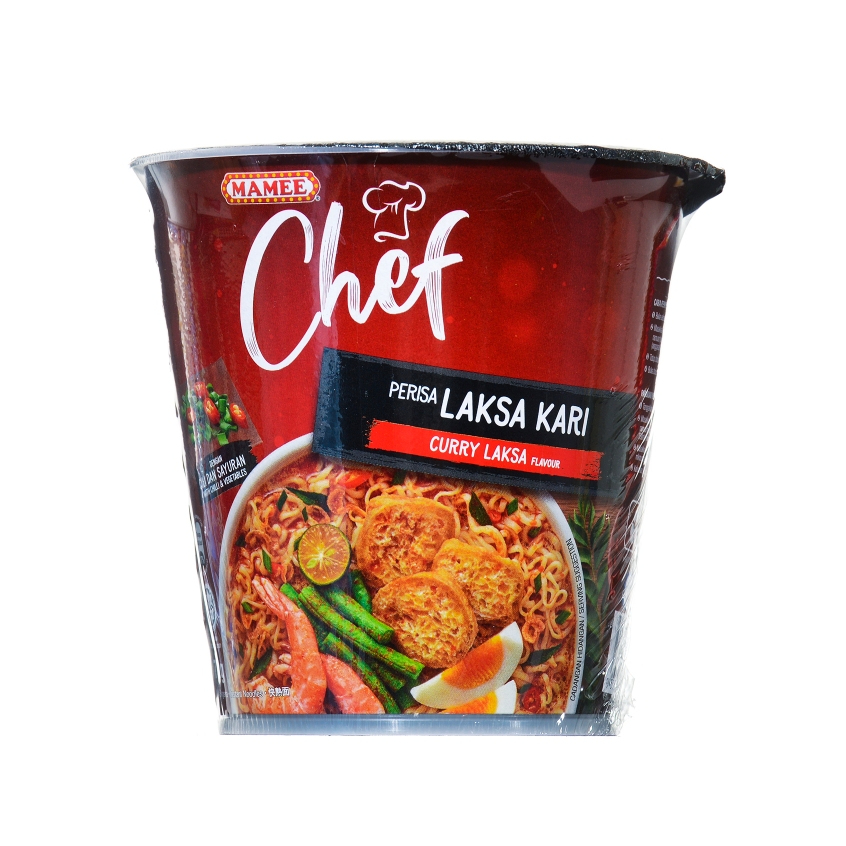 MAMEE Chef Curry Laksa Flavour Instant Noodles 72G | Shopee Malaysia