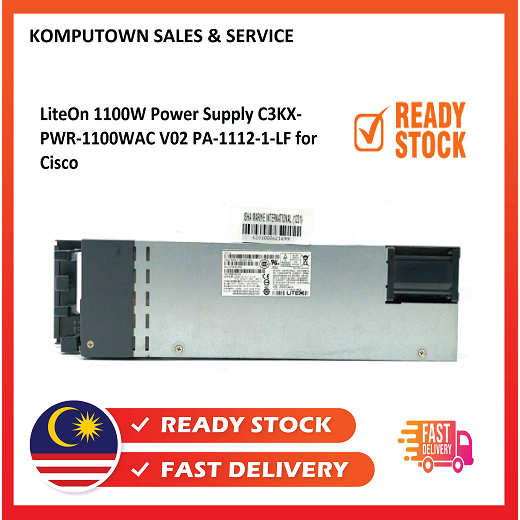 LiteOn 1100W Power Supply C3KX-PWR-1100WAC V02 PA-1112-1-LF for Cisco ...