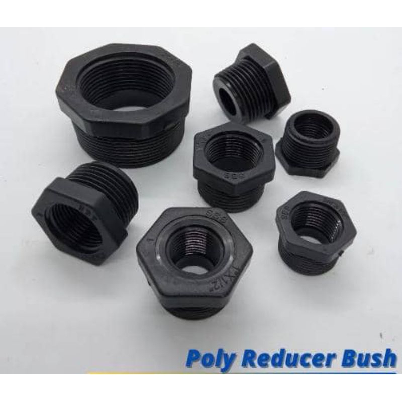 Poly HDPE Reducing Bush 1 Inch (25mm), 3/4 Inch (20mm), 1/2 Inch (15mm ...