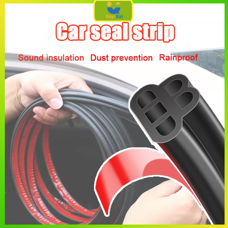5 Meters Car Door Scheme Rubber Seal Strip Thicken Anti-noise ...