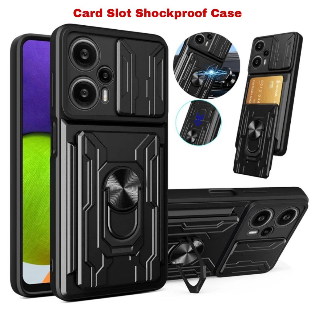 Casing POCO F4 GT Poco F5 Pro Case Card Slot shockproof protective ...