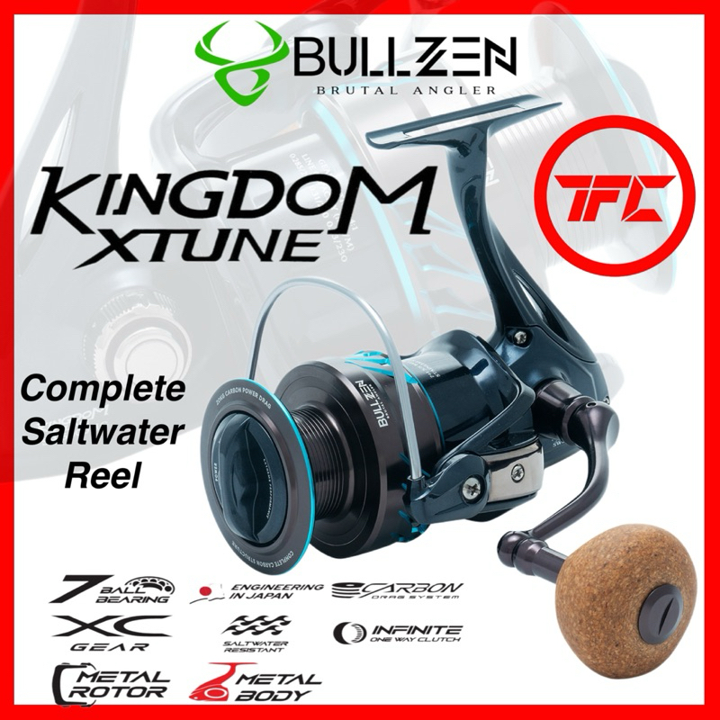BULLZEN KINGDOM XTUNE SW SPINNING REEL Saltwater Fishing Jigging Bottom ...
