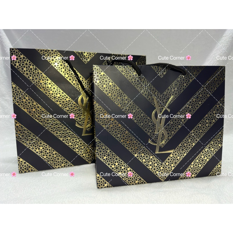 Authentic YSL Paper Bag Original Boutique Paper Bag | Shopee Malaysia