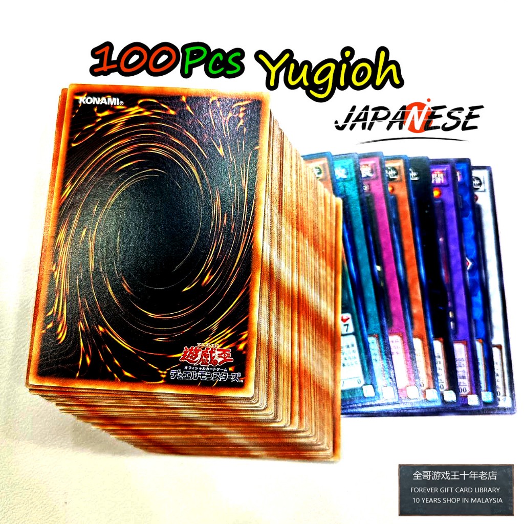 TCG Yugioh Card Game Kad 100pcs | Yugioh Set Random Original / Yu Gi Oh ...