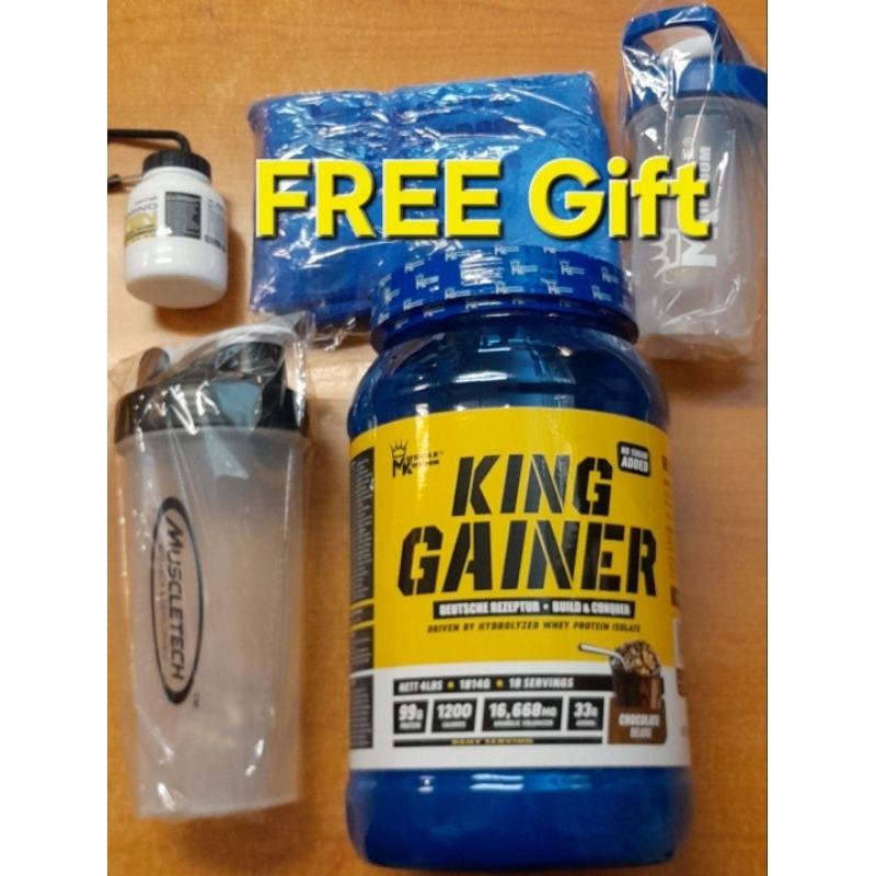 (🎉🎉FREE GIFT) New!! 4lb(1.8kg) Muscle Kingdom King Gainer (Lean Mass ...