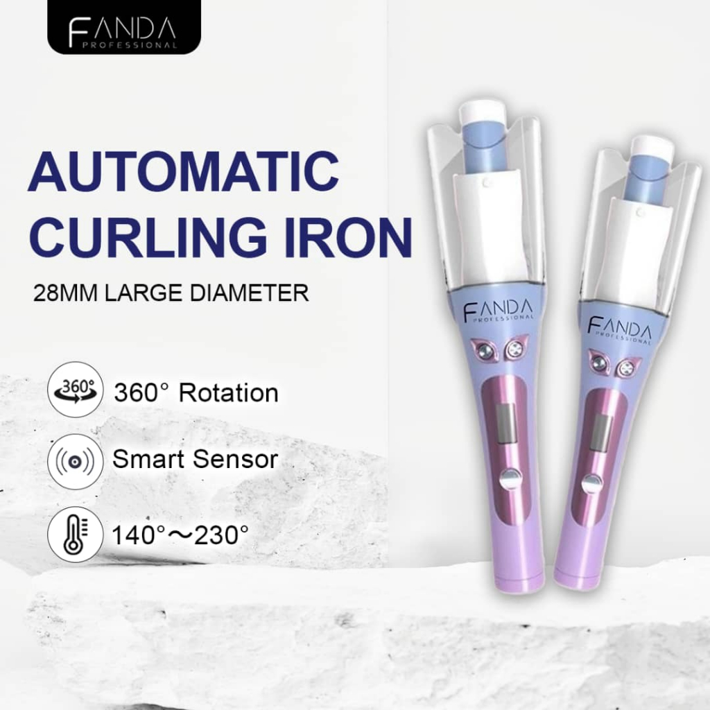 Fanda Auto Curler With Negative Ion | Shopee Malaysia