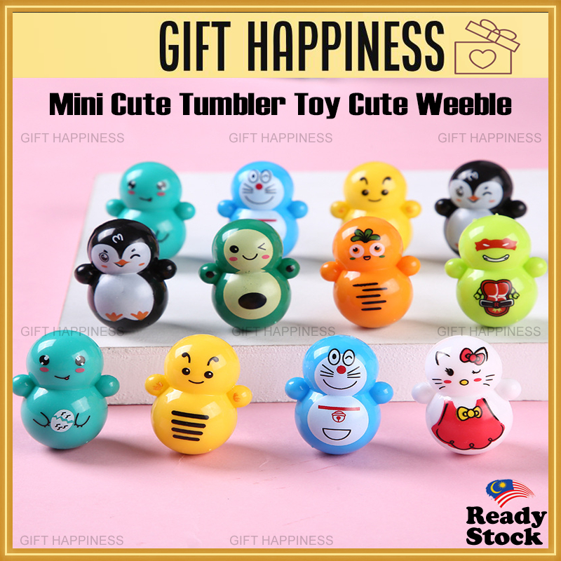 Mini Cute Tumbler Toy Cute Weeble Kids Birthday Party Toys Gift ...