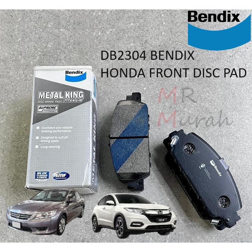 Original Bendix DB2304 Honda Accord T2A 2016+ HRV, ODYSSEY RC1 Front Disc Pad (depan) | Shopee ...