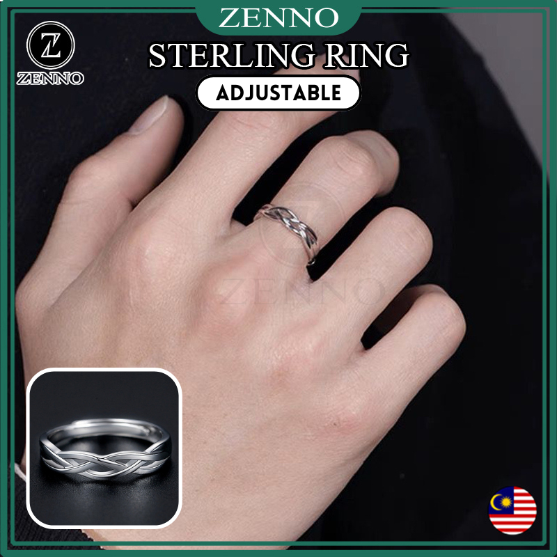 Sterling Ring Stainless Steel Simple Men Ring Premium Luxury Men ...