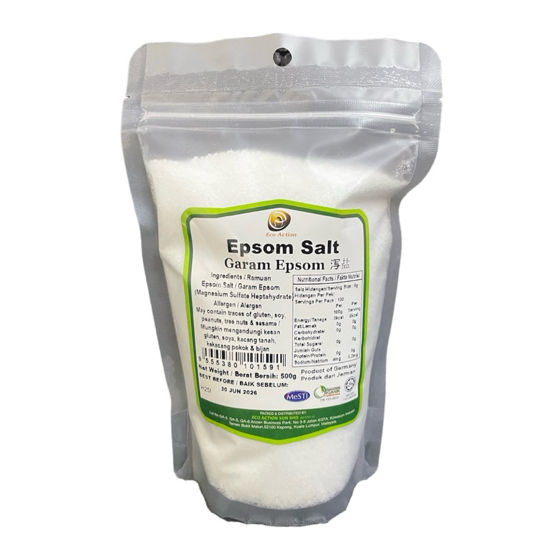 Lohas Epsom Salt | Daed Sea Salt | Iodized Lake Deborah Salt | Shopee ...