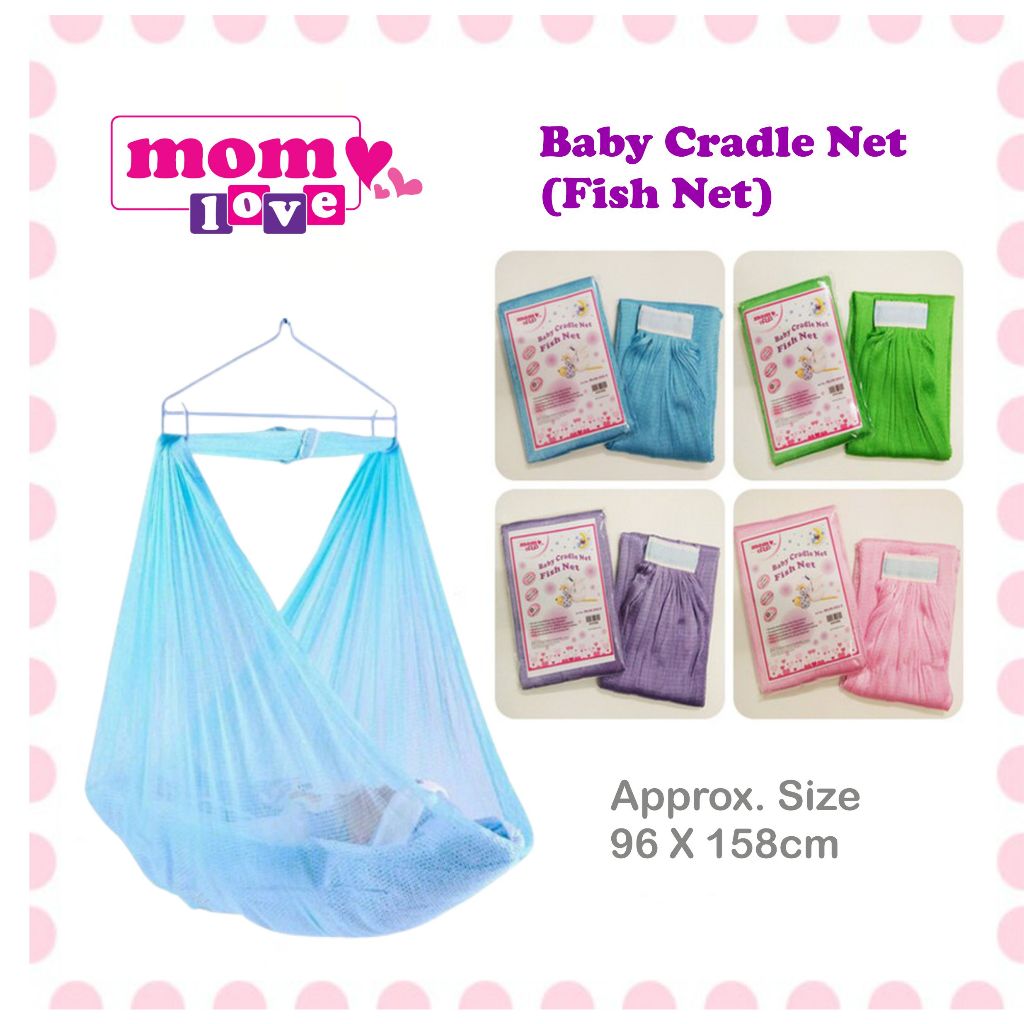 Baby Cradle Net (Fish Net) / Baby Cradle Net Soft Sarong / Buaian Bayi ...
