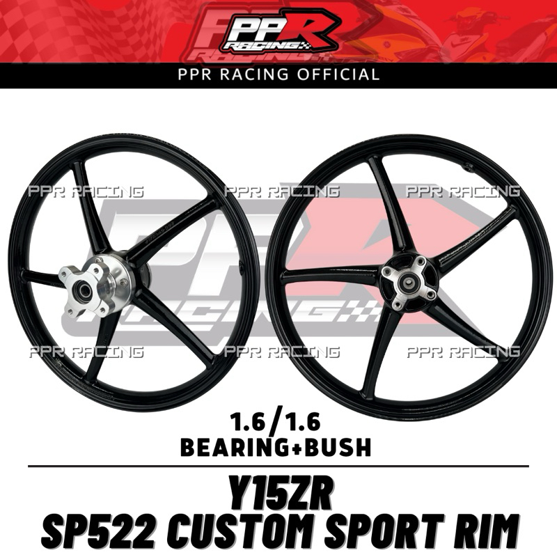 ENKEI SP522 CUSTOM SPORT RIM 1.6/1.6 1.4/1.4 SIAP BEARING BUSH Y15 Y15ZR Y16 Y16ZR Y125ZR Y125Z ...