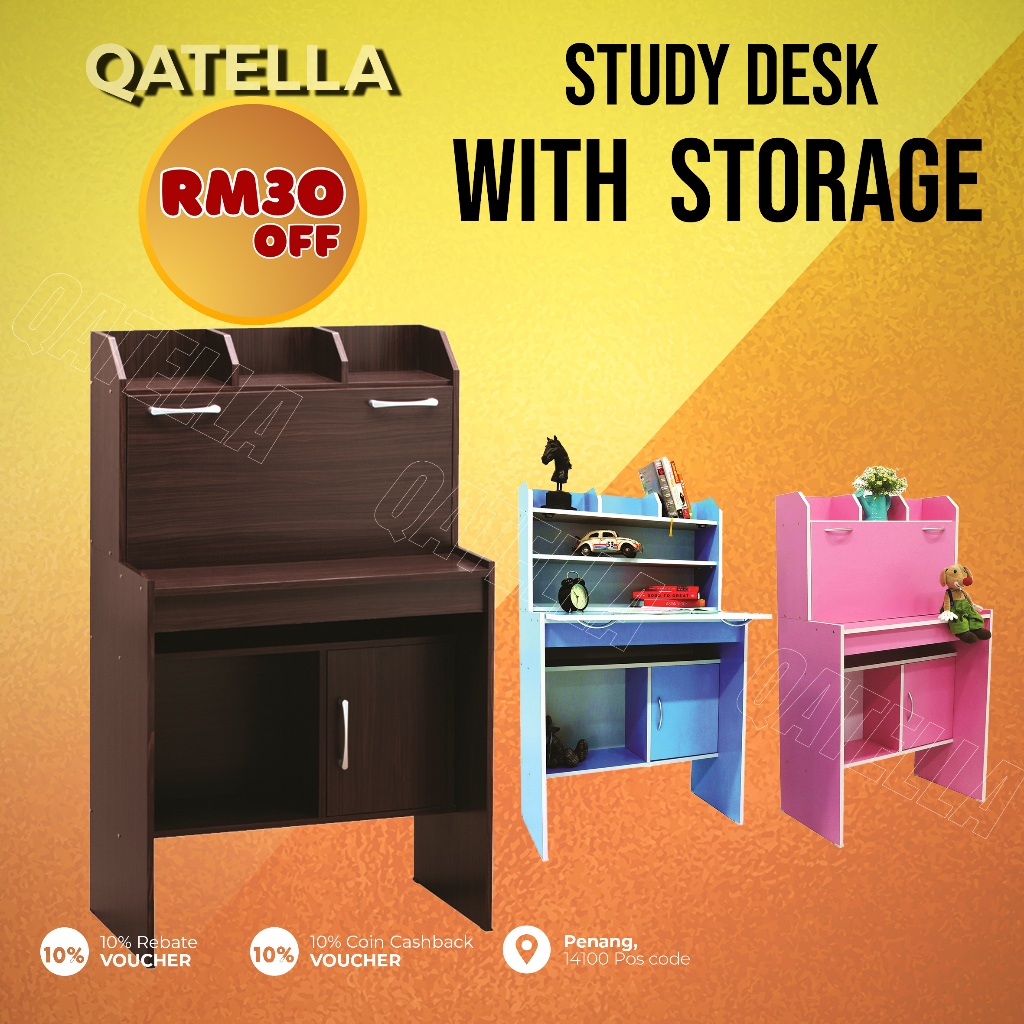 Qatella DIY Meja Budak/Meja Anak/Meja Kanak/Table Children/Study Desk ...
