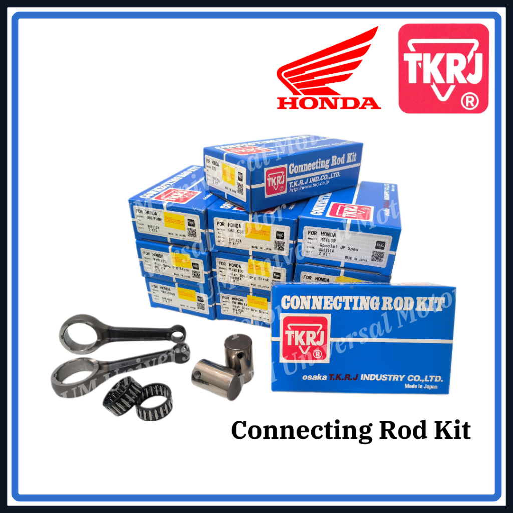 TKRJ ORIGINAL CONNECTING ROD KIT (1 SET) EX5 DREAM WAVE100 WAVE110 ...