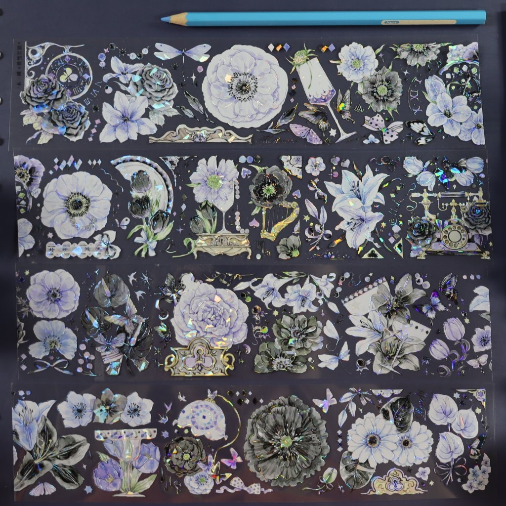 SeptPlanet [ 雅然丝澈 Graceful and Clear ] PET Tape Journal Diary Notebook ...