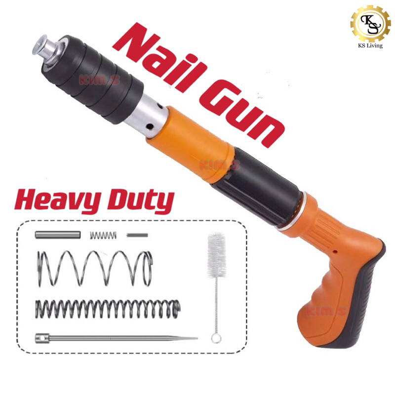 Kim.S Nail Gun Steel Nail Gun Rivet Concrete Ceiling Punching Gun Screw ...