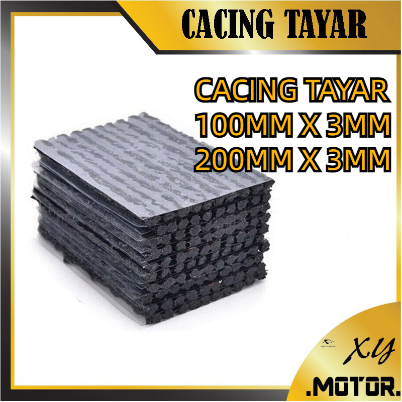 1SET (10PCS) 100MM x 3MM CAR TYRE TUBELESS SEAL STRIP PLUG TIRE ...