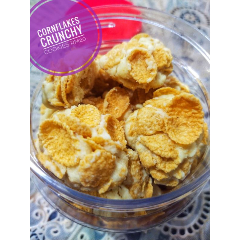 Cookies Cornflakes Crunchy kuih snack Biskut Cornflakes SEDAP raya ...