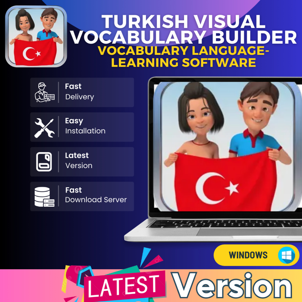 Turkish Visual Vocabulary Builder -Turkish vocabulary language-learning ...
