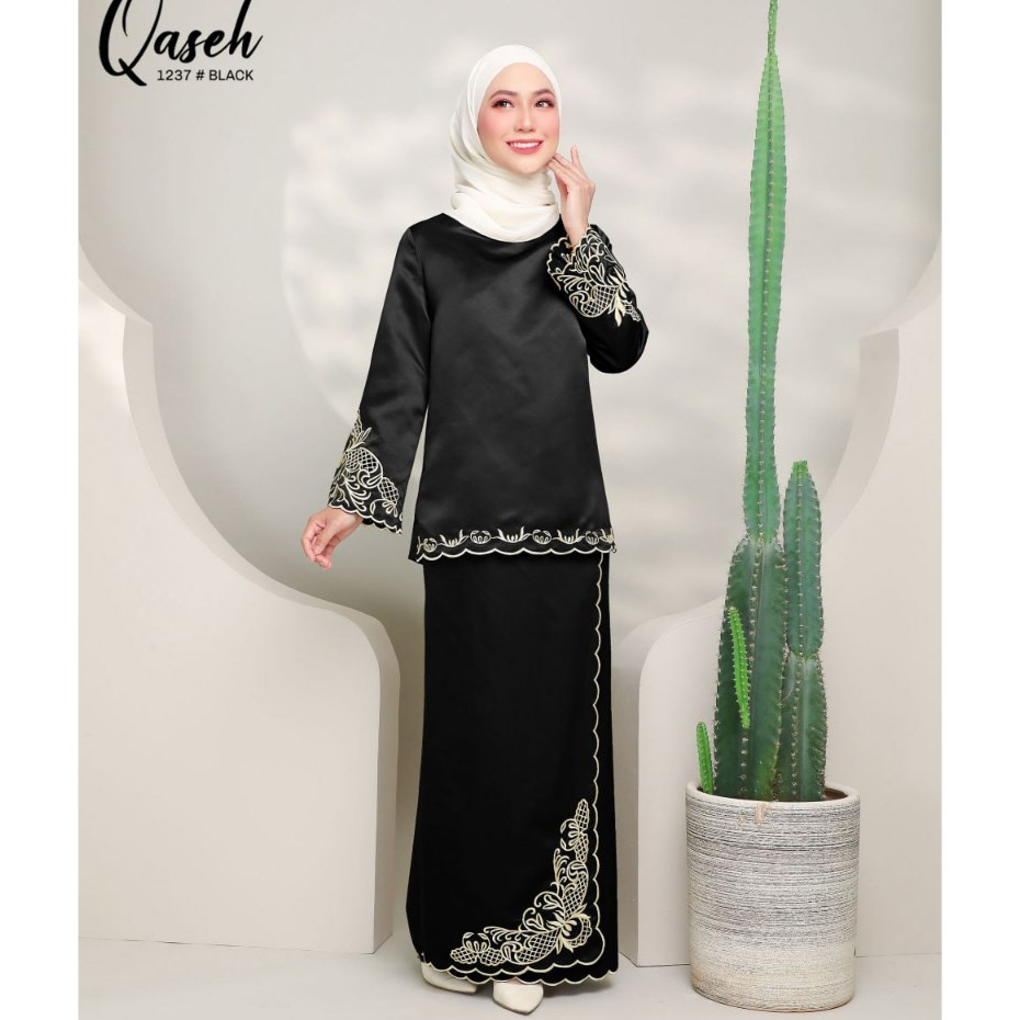 QASEH KURUNG MODEN KEDAH SULAM SATIN KAIN LIPAT BATIK KLASIK SULAM BAJU TUNANG NIKAH KURUNG RAYA ...