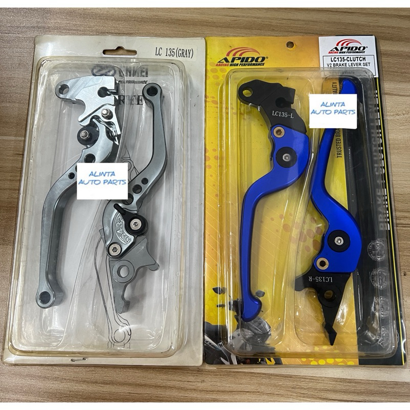 YAMAHA LC135-5S 5SPEED ALLOY BRAKE HANDLE BRAKE CLUTCH LEVER HANDLE SET ALLOY LC135 5-SPEED ...