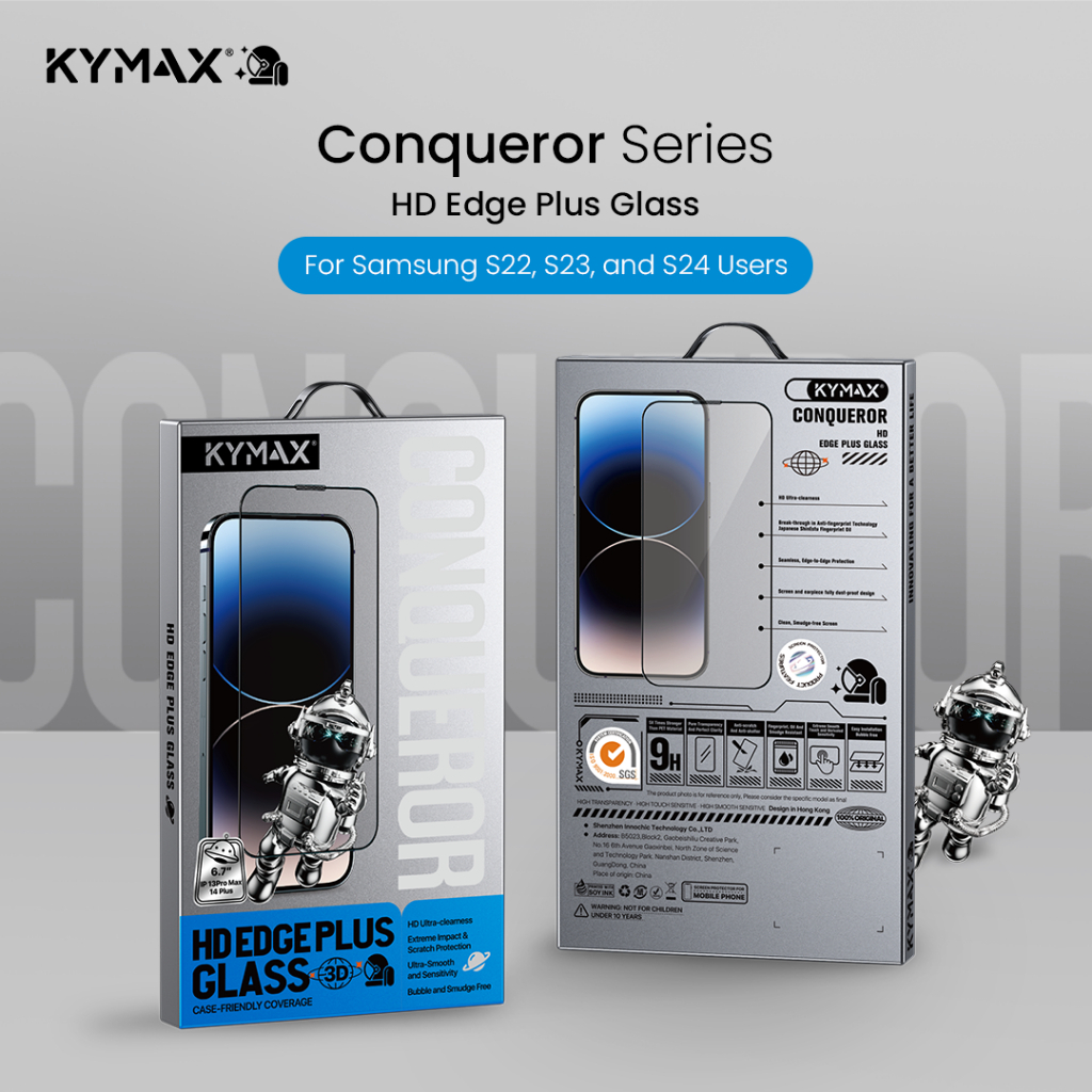 KYMAX HD Edge Clear Screen Protector | Kaca 9H | Edge Plus Siri ...