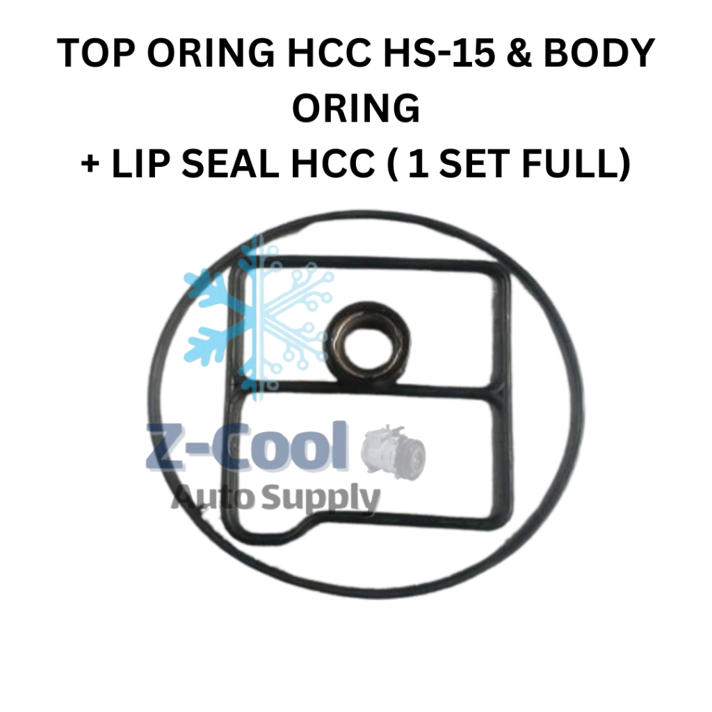 Aircond Compressor HCC HS-15 MODEL NAZA KIA HYUNDAI BODY COMPRESSOR ...
