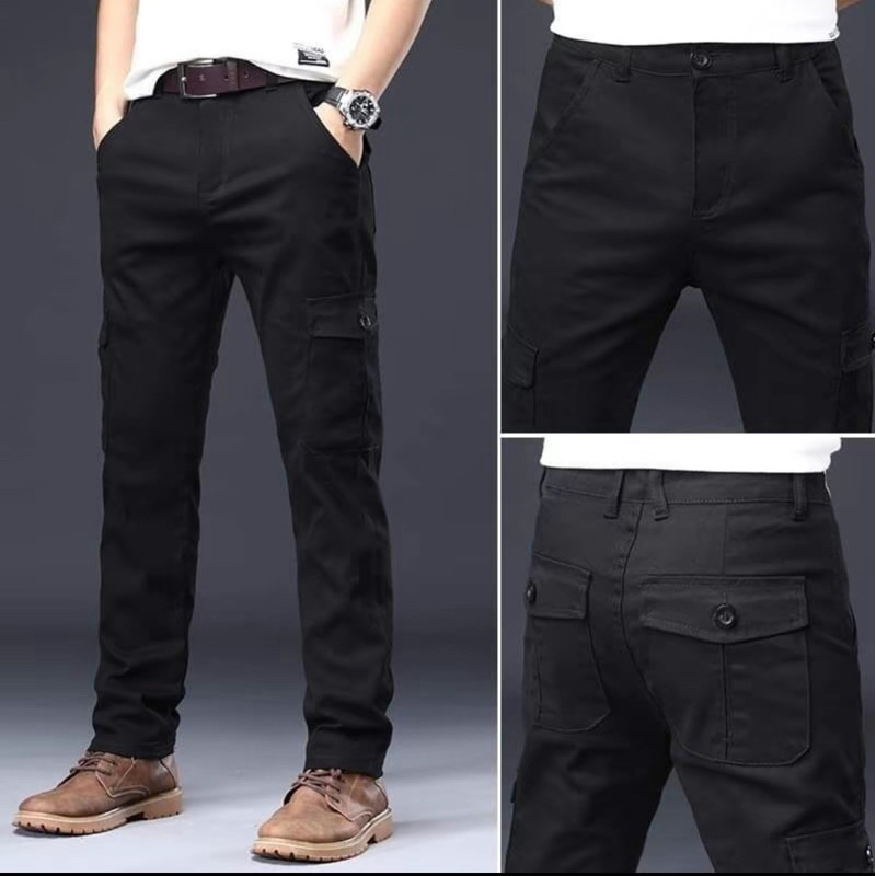 Seluar Kargo Slack 6 Poket Kain Tebal Cargo Pant Multi Pocket Seluar ...