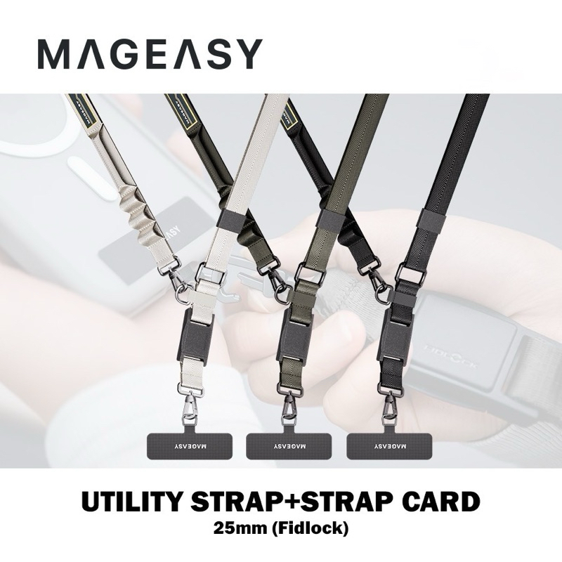 SwitchEasy/MAGEASY CROSSBODY UTILITY STRAP+STRAP CARD - 25mm (Fidlock) | Shopee Malaysia
