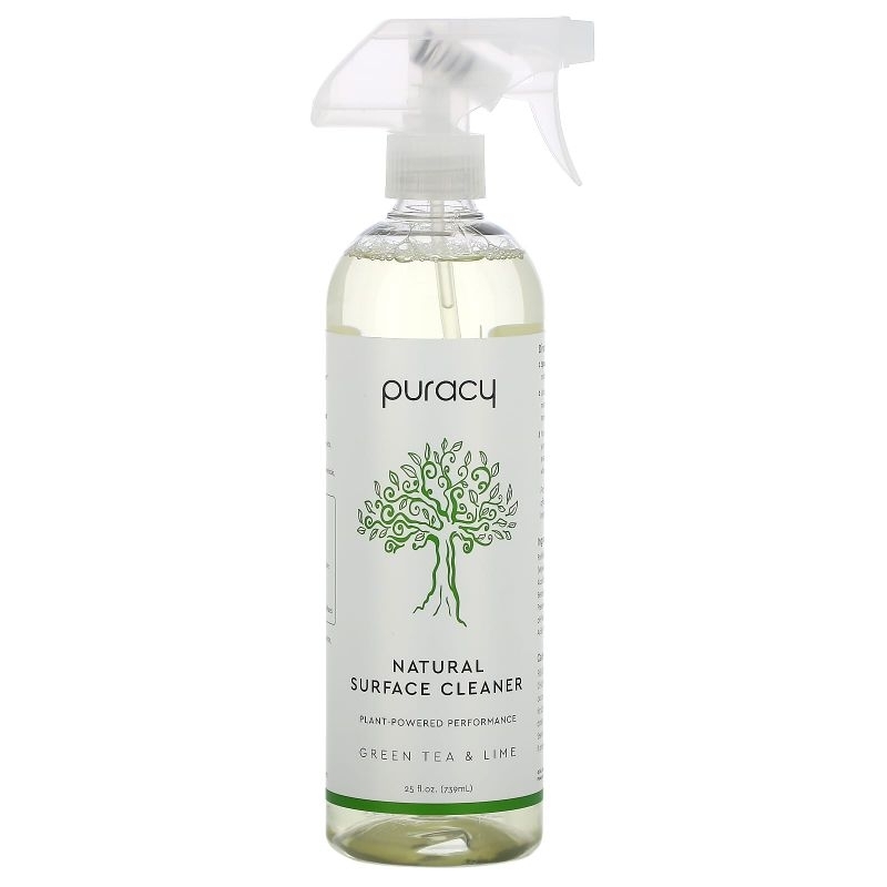 Ready Stock: Puracy Natural Surface Cleaner, Green Tea & Lime, 25 fl oz ...
