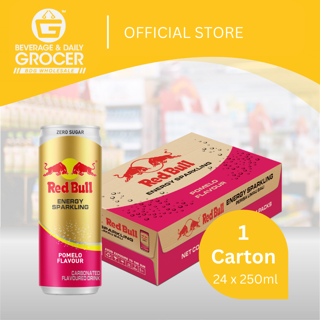 Red Bull Energy Sparkling Pomelo 4x6x250ml | Shopee Malaysia