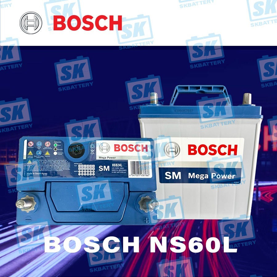 65B24L NS60L | 65B24LS NS60LS | BOSCH MF | Car Battery | Bateri Kereta | Saga Iswara Wira Iriz ...