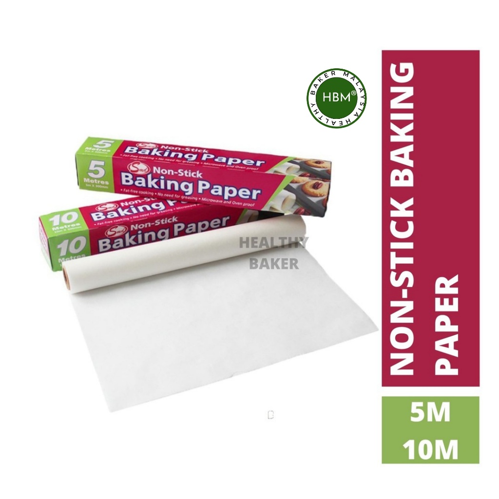 5M /10M Baking Paper Double-sided Silicone Oil Paper Parchment NON ...