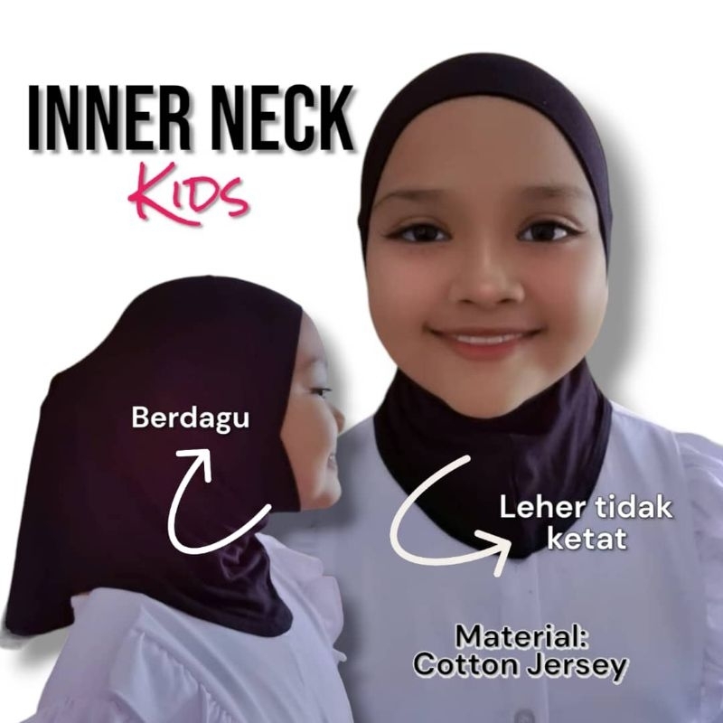 INNER NECK KIDS BERDAGU / INNER BUDAK /INNER ININJA / ANAK TUDUNG KECIK ...