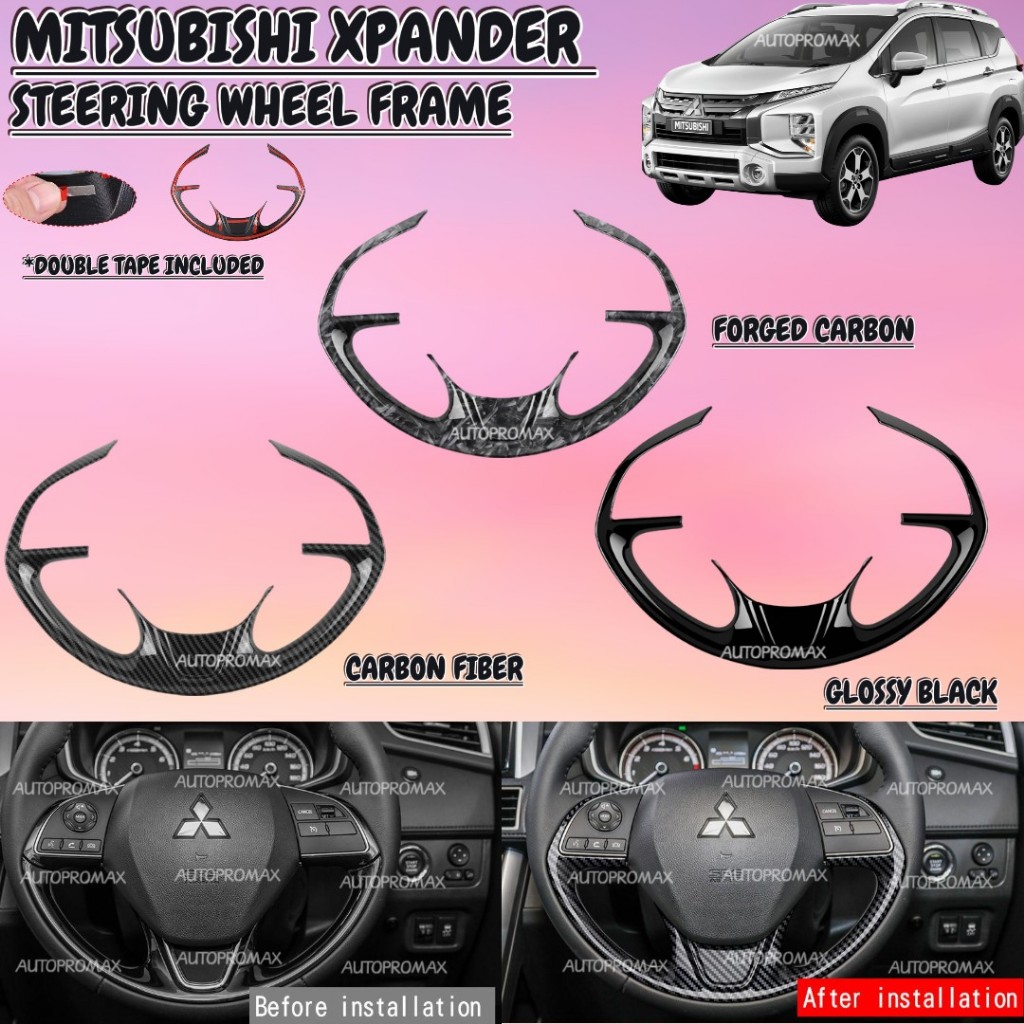 AUTOPROMAX Mitsubishi xpander car forged carbon steering wheel frame ...