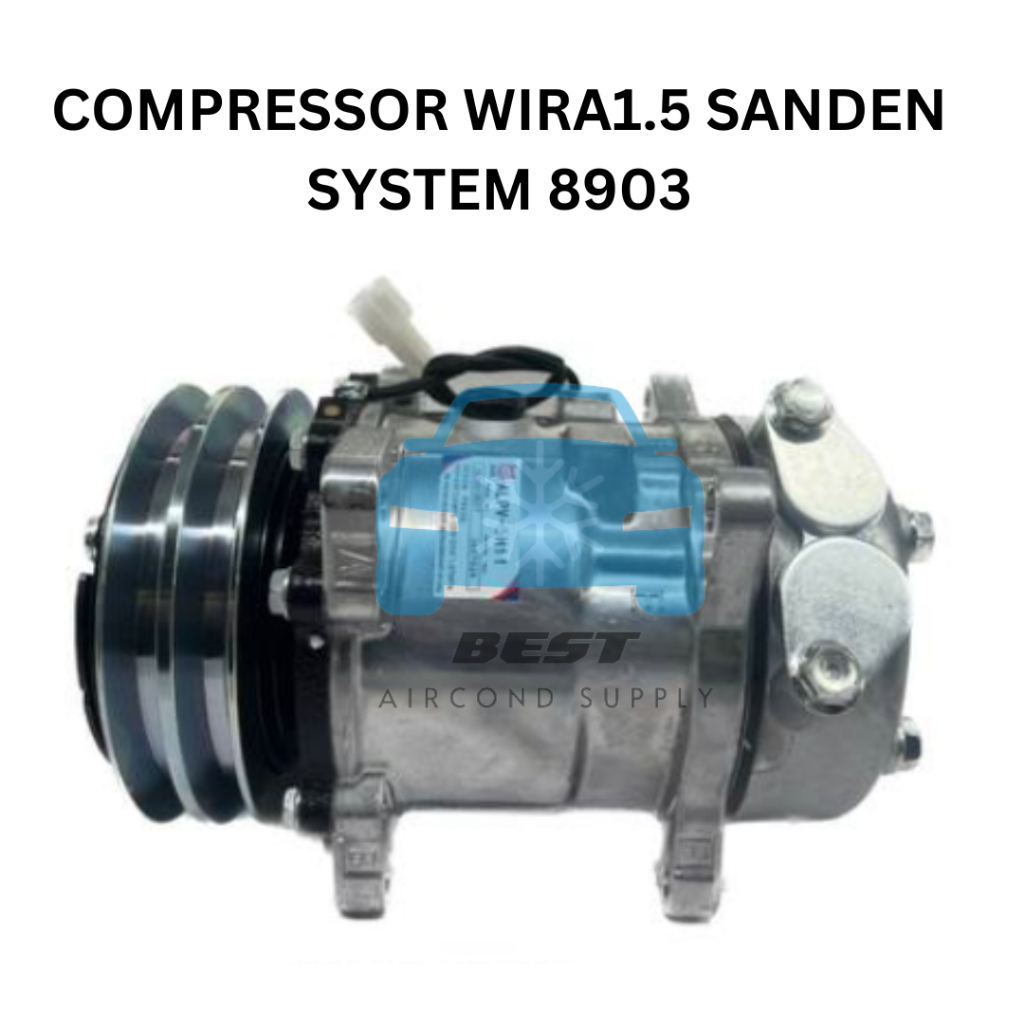 Aircond Compressor New Proton Wira SD7H13 Sanden System 8903 | Shopee ...