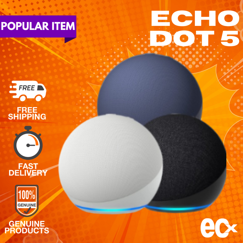【Ready Stock】Amazon Echo Dot 5th Gen |With bigger vibrant sound ...