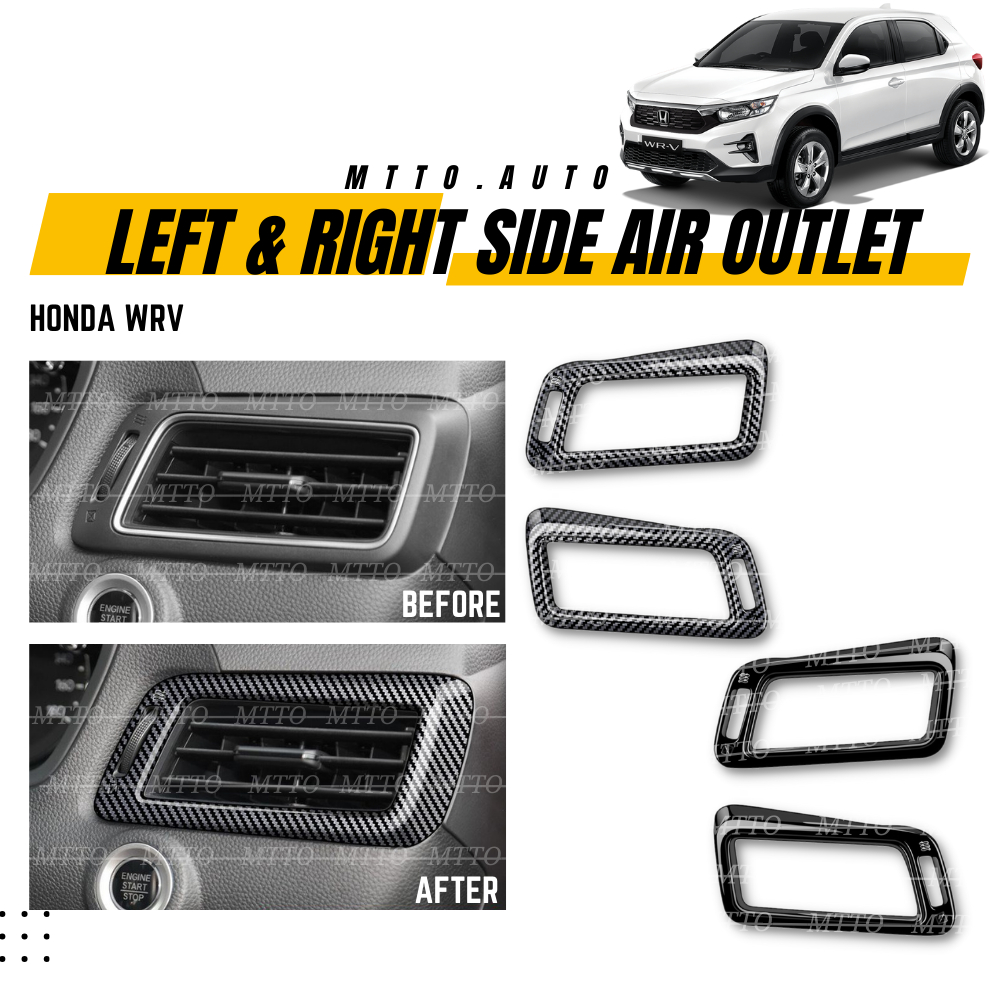 MTTO Honda WRV Interior Car Left & Right Side Air Outlet Cover Frame ...