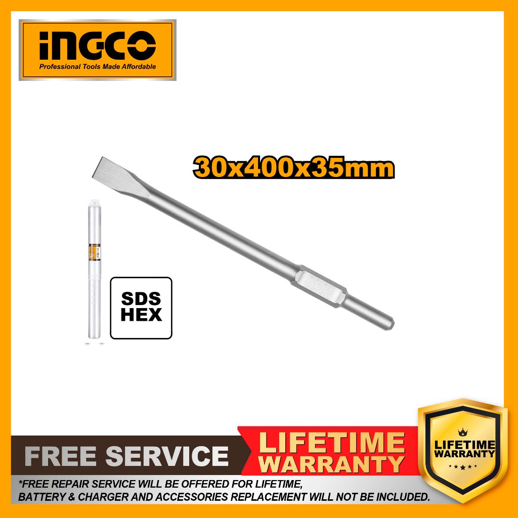 INGCO Hex Chisel DBC0314101/DBC0324102 | Shopee Malaysia