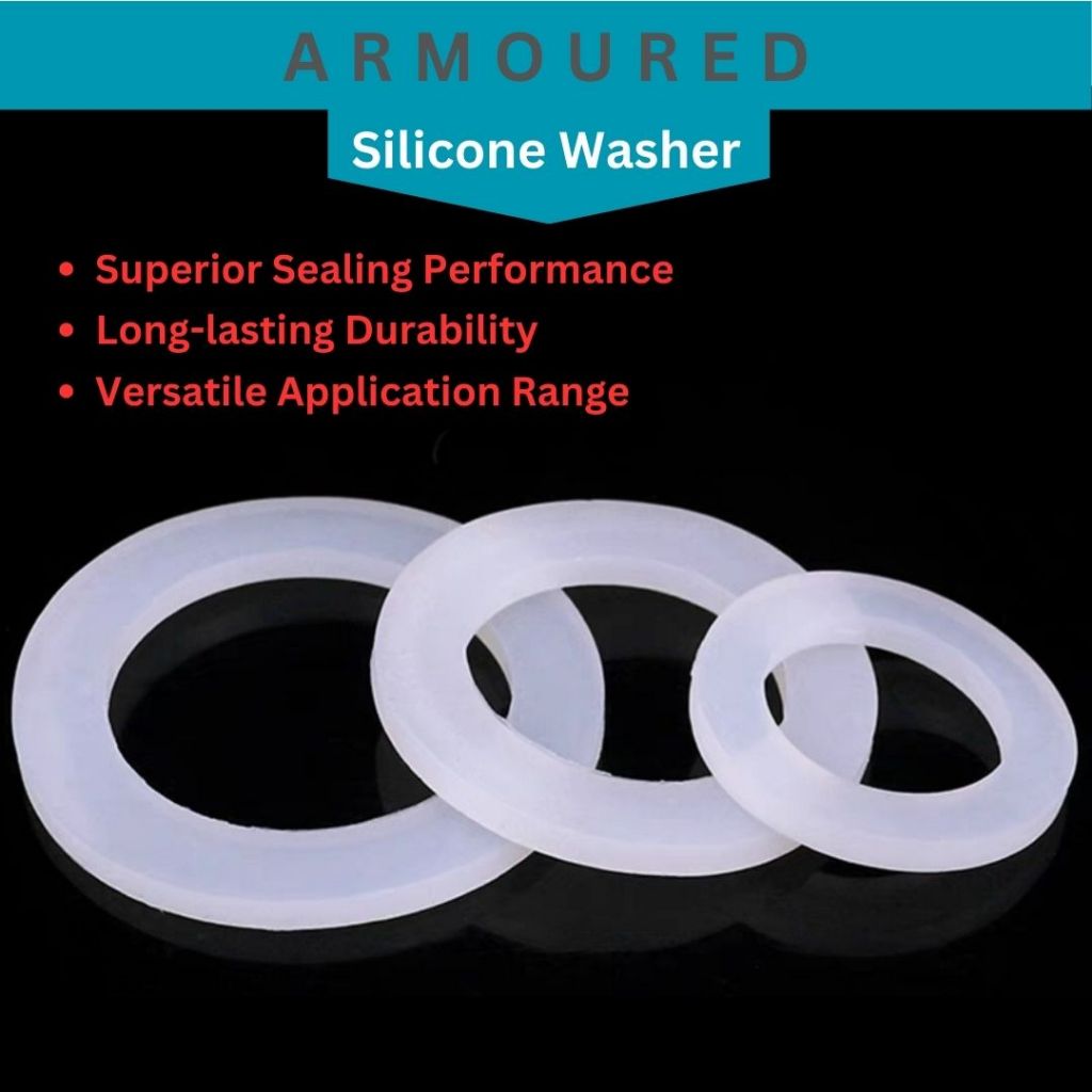 ⚠️[CHINA SIZE] Silicone Washer O Ring Gasket for PVC Fitting in ...