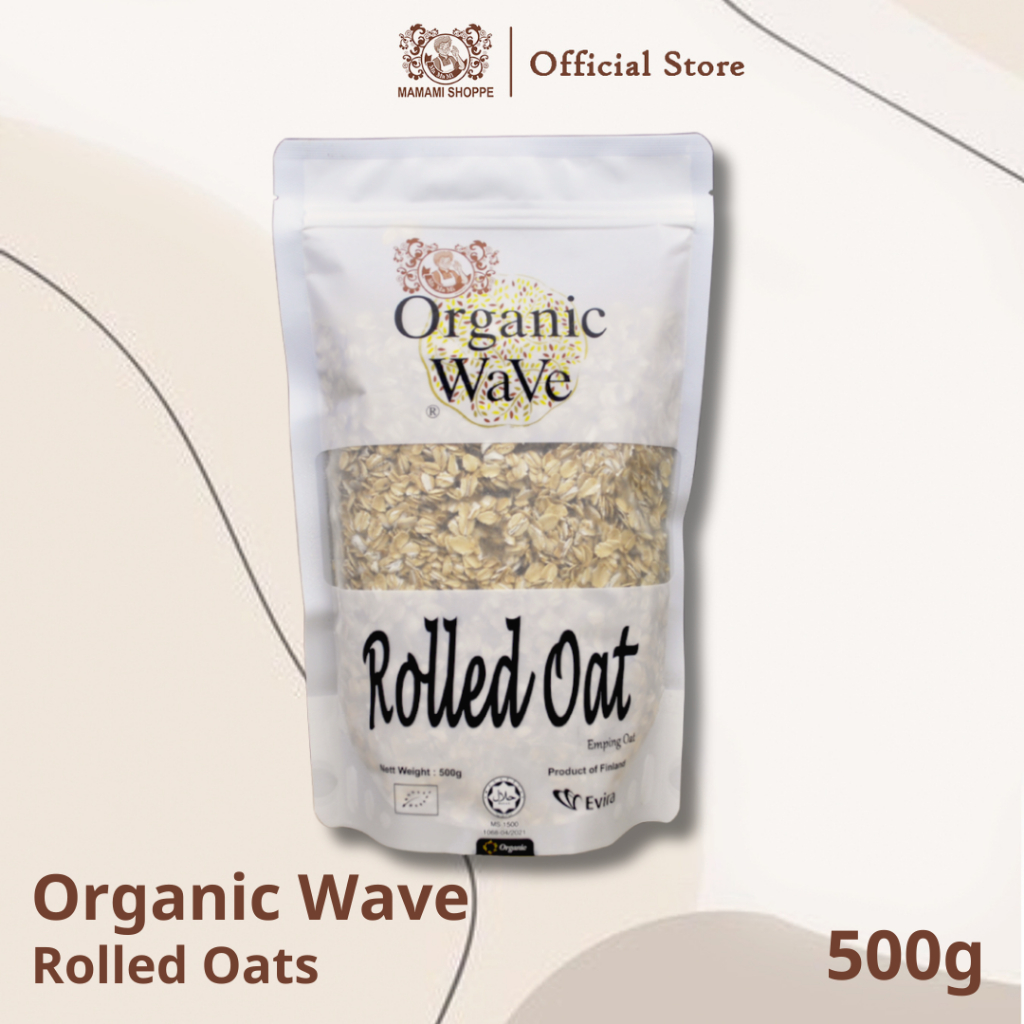 Mamami Organic Wave Rolled Oat (500g) | Shopee Malaysia