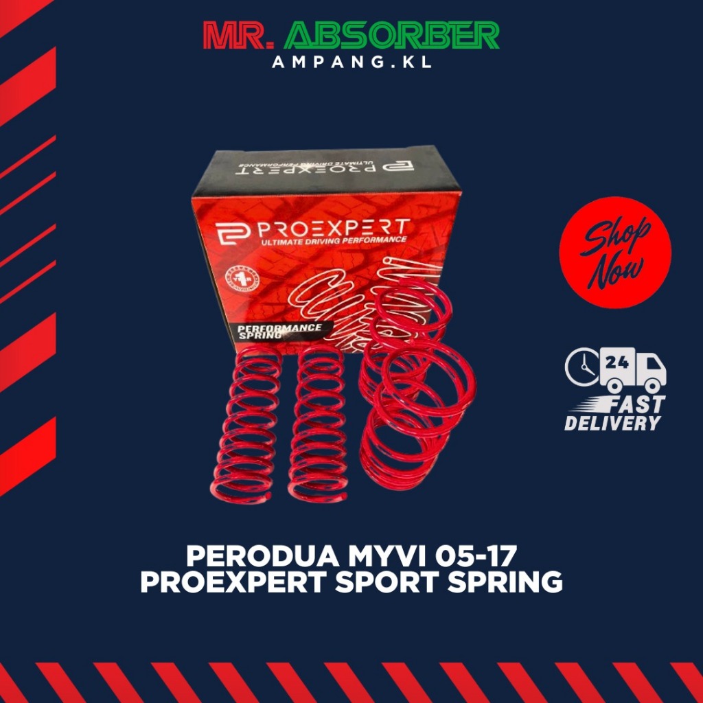 SPORT SPRING PROEXPERT PERODUA ALL MYVI GEN1 GEN2 GEN3 | Shopee Malaysia