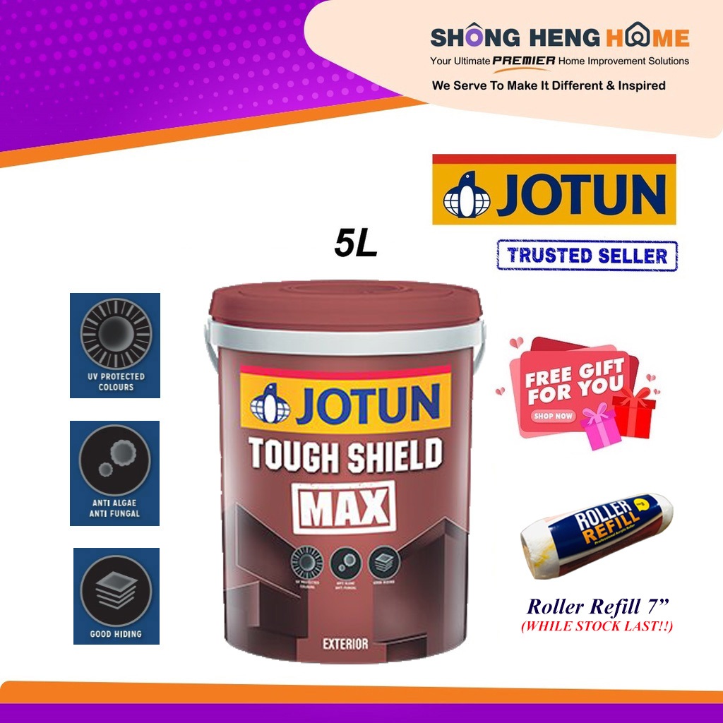 5L JOTUN Essence Tough Shield Max [CAT LUAR/OUTDOOR/外墙涂料] - Color ...