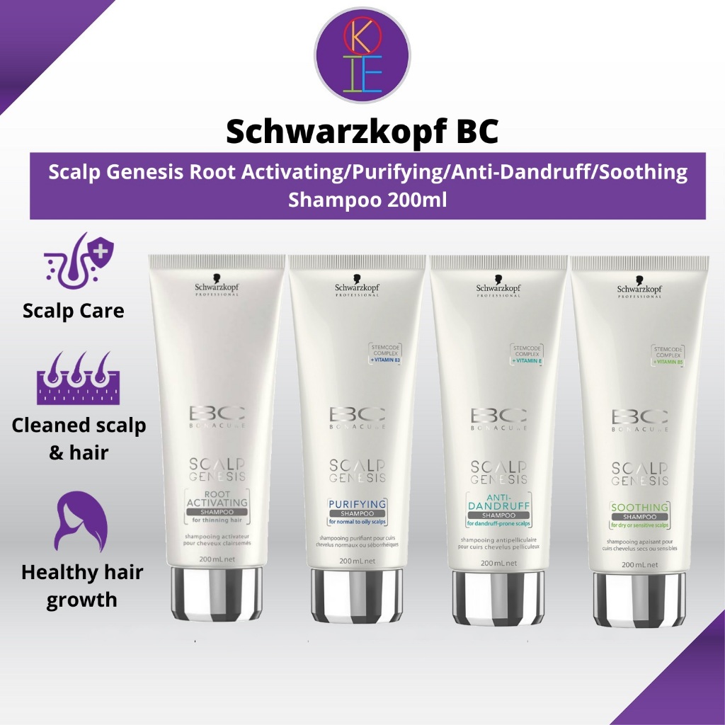 Schwarzkopf BC Scalp Genesis Root Activating/ Purifying/Anti-Dandruff ...