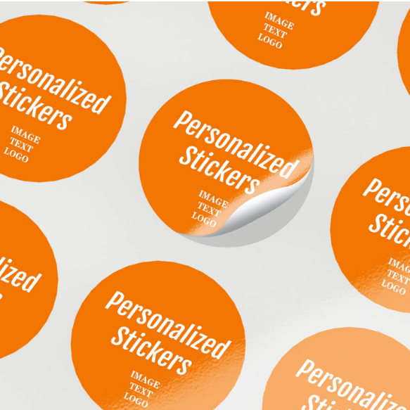 Custom Sticker Print Bussiner Logo Custom Shape Sticker Print Logo ...