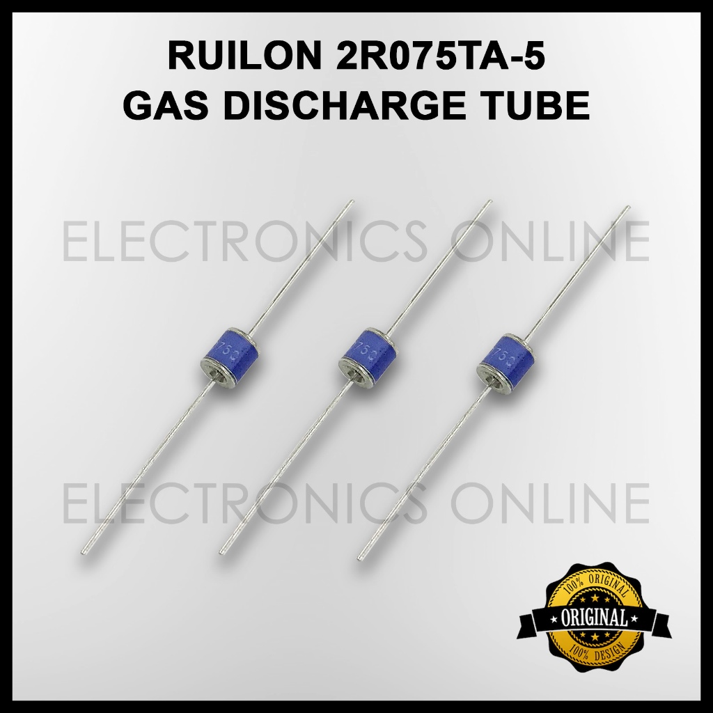 5PCS/LOT RUILON 2R075TB-5 2R090TB-5 Gas Discharge Tube Lightning Surge Protector Lightning ...