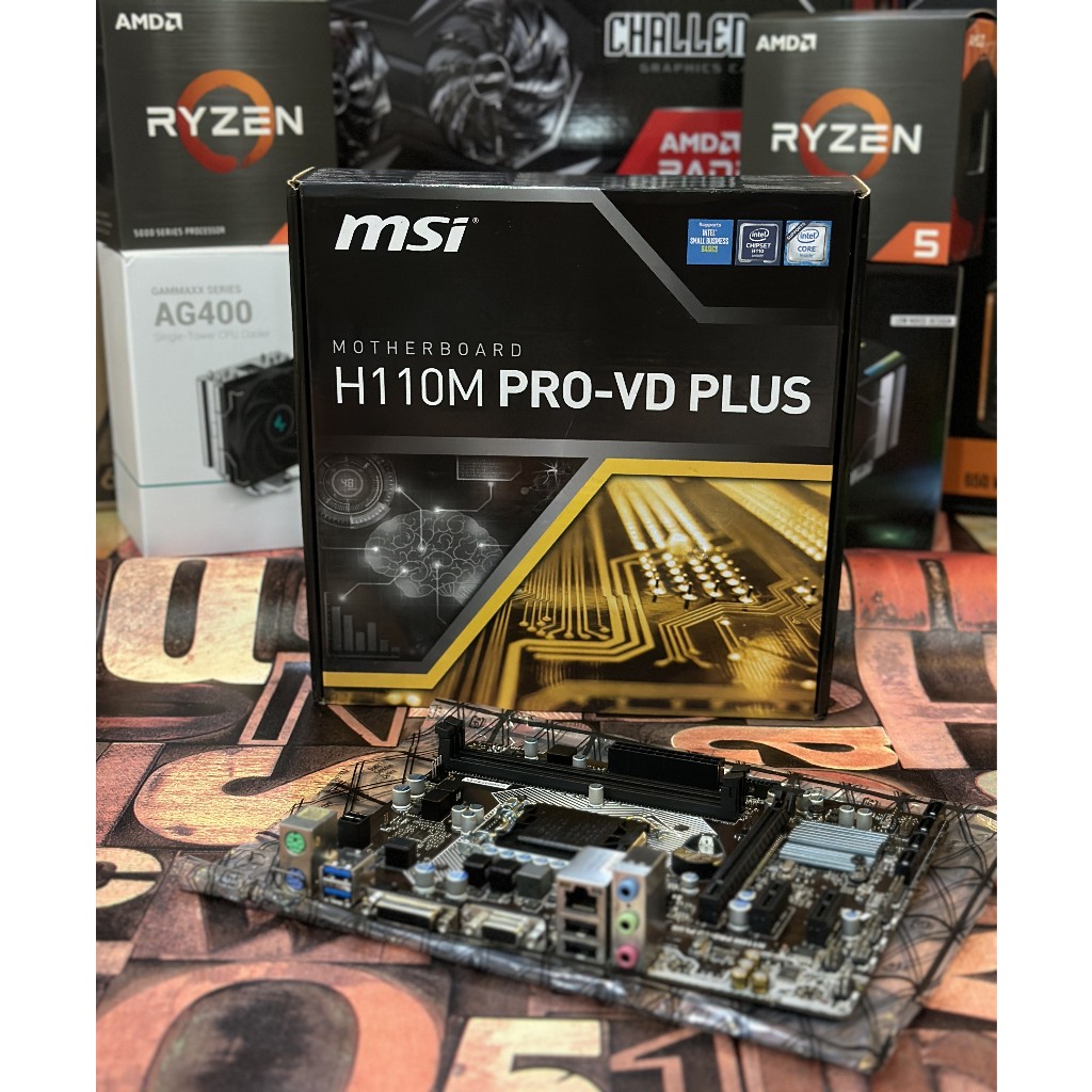 MSI H110M PRO-VD PLUS SOCKET LGA1151 MOTHERBOARD | Shopee Malaysia