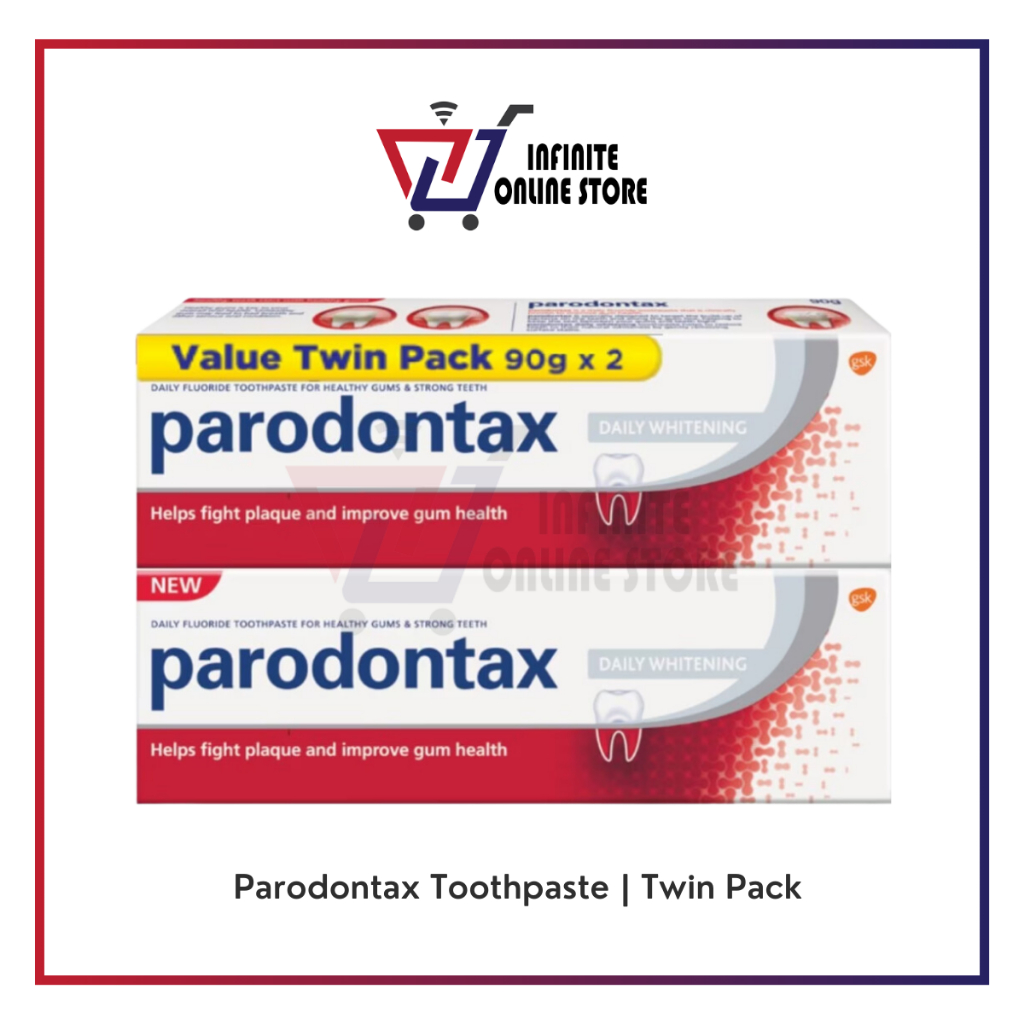 Parodontax Toothpaste Twin Pack (90gx2) (Original / Daily Whitening) | Shopee Malaysia