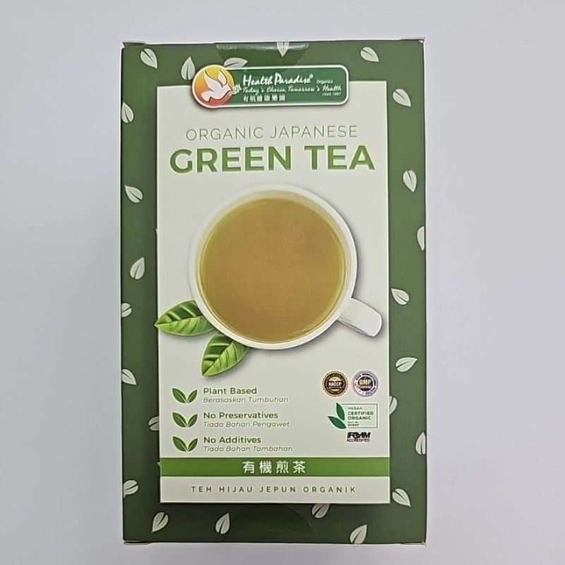 Health Paradise Organic Green Tea (HALAL) 10's x 2g | Shopee Malaysia