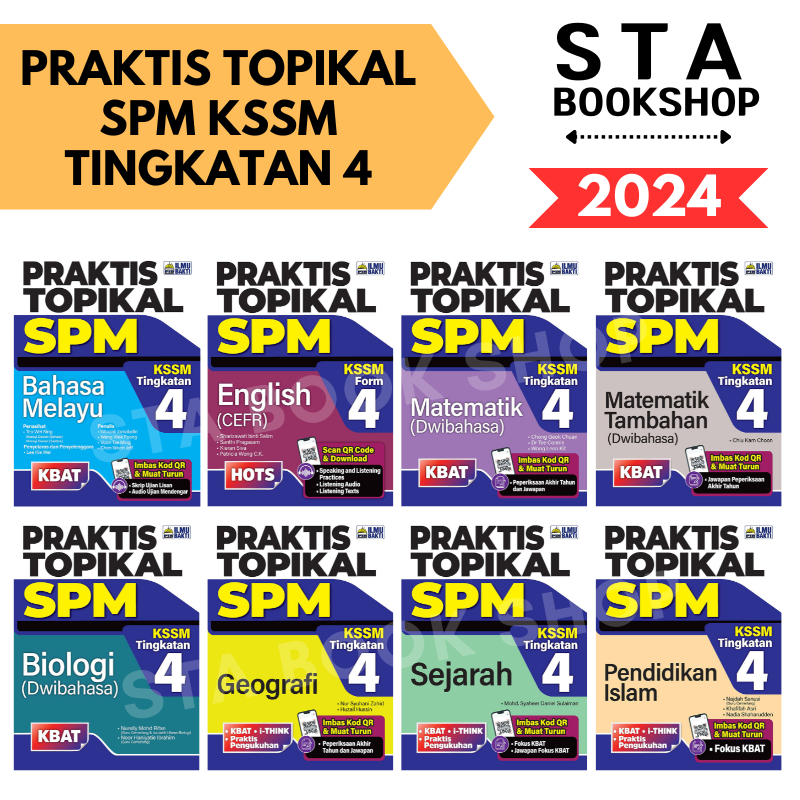 [STA] 2024 PRAKTIS TOPIKAL SPM TINGKATAN 4 KSSM (ILMU BAKTI) | Shopee Malaysia